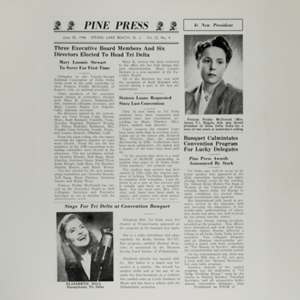 The History of the Pine Press: Read All About It! - Tri Delta